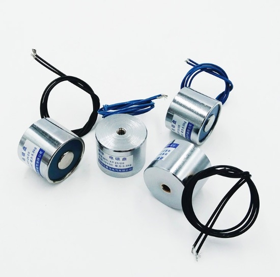 Narinco- DC 12V/24V Holding Electromagnet Solenoid 50N Arduino