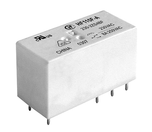 Narinco- HF115F-A (24/230VAC, 16A) Miniature High Power Relay