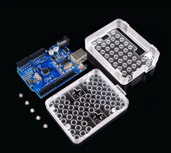 Narinco- NHS0438 white clear Arduino UNO R3 case
